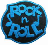 China ROCK And ROLL Hook And Loop twill Embroidery Patches PMS for sale