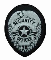 China Custom Embroidered Patch with Heat Cut Border 10 Colors Twill Velcro Hook for Military Security Uniform for sale