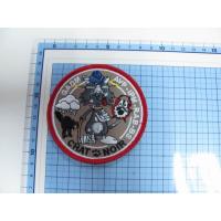 China CHAT NOIR Twil Merrow Border Embroidery Patch For Garment for sale