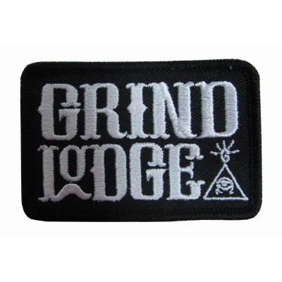 China Custom 75% Embroidered Twill Patches with Iron On Backing 100pcs MOQ for sale