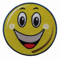 China Custom Self Adhesive Embroidery Patch 9 Color Merrow Border Twill PMS for sale