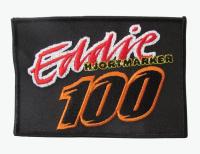 China Custom Self Adhesive Embroidery Patch 9 Color Merrow Border Twill PMS for sale