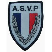 China Custom Police Municipale Twill Embroidery Patch Merrow Border 12 Colors Government for sale