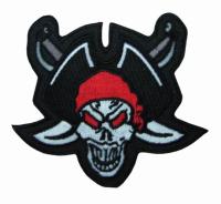 China Custom Embroidered Sports Patches with Velcro Backing Heat Cut Border Pantone Colors for sale