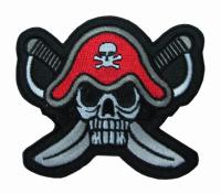China Custom Embroidered Sports Patches with Velcro Backing Heat Cut Border Pantone Colors for sale