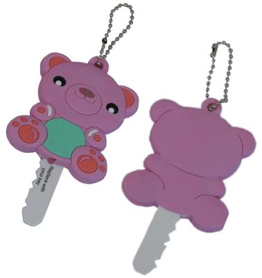China Custom Embossed PVC Halloween Pumpkin Shape Keychain Flexible Rubber Patch 3D for sale