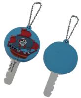 China Custom Double Sides 2D 3D Soft PVC Keychain Pantone Color Key Holder 100pcs for sale