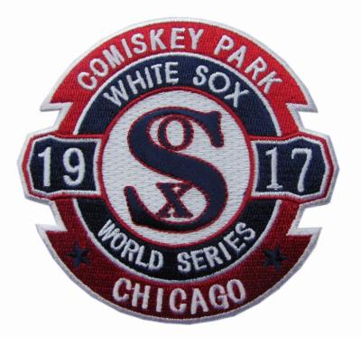 China 7C Heat Cut Border Twill Embroidered Patch Washable For Jacket for sale