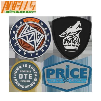 China OEM Waterproof Morale PVC Patch Camo Transparent Velcro Backing 2D 3D for sale