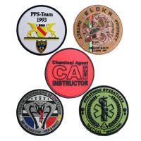 China Custom 2D 3D Soft PVC Patch with Pantone Color Silkscreen Printing 50pcs MOQ for sale