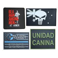 China Custom 2D 3D Soft PVC Patch with Pantone Color Silkscreen Printing 50pcs MOQ for sale