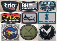 China Custom PVC Morale Patch 40mm Height 2D 3D Hat Logo Pantone Color for sale