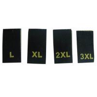 China Custom Woven Labels No Shrink Heat Cut Border 100 PCS MOQ for Garment Clothing for sale