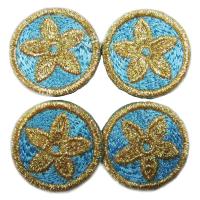 China Twill Iron Custom Embroidered Patch Merrow Border Gift Souvenir for sale