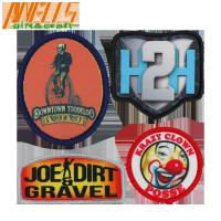 China Custom Polyester Dye Sublimation Heat Transfer Patch Full Color OEM 50pcs for sale