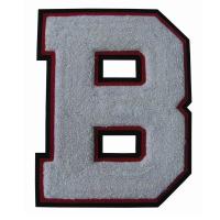 China Custom Chenille Patch 9C Washable Merrowed Border Double Felt Embroidery 5x5cm for sale