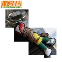 China Waterproof Pantone PVC Key Chain Flexible PMS Unbreakable Motorcycle for sale