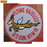 China Custom Soft PVC Rubber Patches 3D Embossed 10C Endless Array Low MOQ 50pcs for sale
