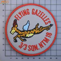 China Custom Soft PVC Rubber Patches 3D Embossed 10C Endless Array Low MOQ 50pcs for sale