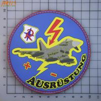 China Custom Soft PVC Rubber Patches 3D Embossed 10C Endless Array Low MOQ 50pcs for sale