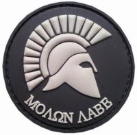 China Custom Soft 2D 3D PVC Morale Patch with Velcro Round 50pcs Low MOQ for sale