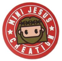 China Custom Soft 2D 3D PVC Morale Patch with Velcro Round 50pcs Low MOQ for sale