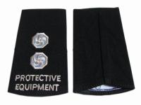 China Custom Military Epaulette Boards Embroidery Patch Twill Fabric Merrow Border 50pcs for sale