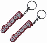 China Custom Pantone PVC Key Chain 2D 3D Embossed Cartoon Rubber Keychain 80mm for sale