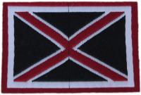China Custom PMS Color Sew On Embroidered Patches 3.5 Inches Shrink Proof for Uniforms Bags Jackets for sale