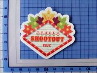 China Iron On Dye Sublimation Patch Pantone Embroidery PMS Blank for sale