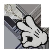 China Custom Chenille Embroidery Patches Keychains with PMS Color Custom Shape 50pcs MOQ for sale