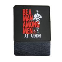China Eco Friendly Morale PVC Patch Embossed Logo Flexible For Garment for sale