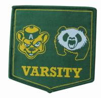 China Custom Embroidered Patches Iron On Woven Patches for Clothing 100 Pcs per Pack for sale