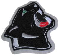 China Custom PMS Offset Chenille Letters Patches Heatcut Border 9C for Sweatsuit Iron On for sale