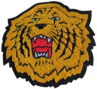 China Custom PMS Offset Chenille Letters Patches Heatcut Border 9C for Sweatsuit Iron On for sale
