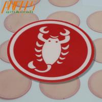 China Custom Heat Transfer Labels Iron On Washable Twill Collar Shirt Tags 100pcs Minimum for sale