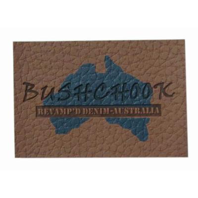 China Custom Embroidered Patches 9 Color Merrow Border Twill Fabric Iron On for Clothing for sale
