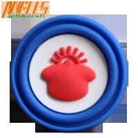 China 3d Pantone Morale PVC Patch Waterproof Silicone For Clothing for sale