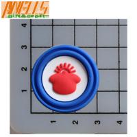 China 3d Pantone Morale PVC Patch Waterproof Silicone For Clothing for sale