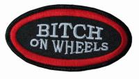 China Custom Twill Fabric Iron On Embroidery Patch Merrow Border 9 Colors for sale
