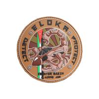 China Custom 3D PVC Rubber Morale Patch with Hook and Loop Backing 100pcs MOQ for sale