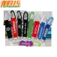 China Custom Nylon Lanyard Keychain Adjustable Hand Wrist Strap 100pcs MOQ Pantone Color for sale