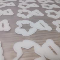 China Custom Heat Transfer Garment Labels Iron On Washable Shirt Tags 500pcs MOQ for sale