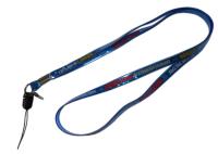 China Custom PVC Lanyard Strap 900x20mm PMS Color Chart Washable Rush Service for sale