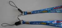 China Custom PVC Lanyard Strap 900x20mm PMS Color Chart Washable Rush Service for sale