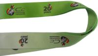 China Custom Sublimation Polyester Lanyard 900mm Length Plain Nylon Logo Printed Promotional for sale