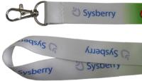 China Custom Sublimation Polyester Lanyard 900mm Length Plain Nylon Logo Printed Promotional for sale