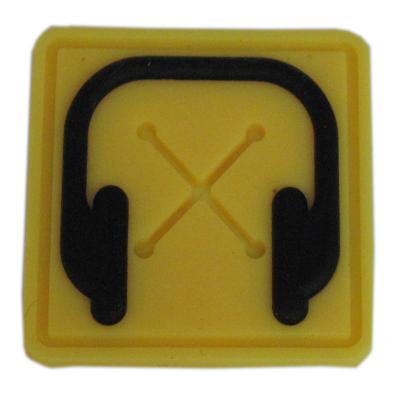 China Custom 3D PVC Rubber Patch Embossed Debossed Morale Patch Pantone Color Low MOQ 50pcs for sale