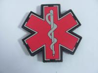 China Custom 3D PVC Rubber Patch Embossed Debossed Morale Patch Pantone Color Low MOQ 50pcs for sale