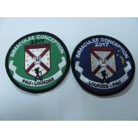 China Custom Twill Velvet Iron On Embroidery Patch 9C Color Washable for Clothing for sale